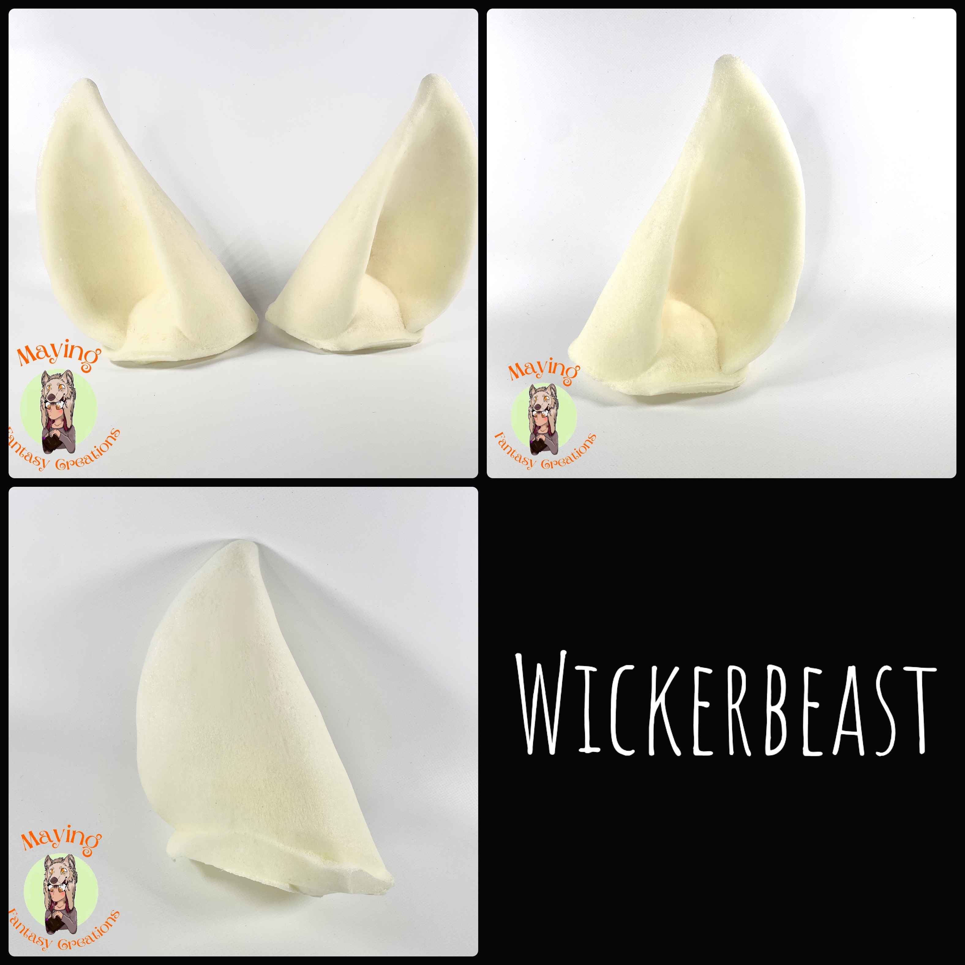 Wickerbeast ears - Maying Fantasy Creations