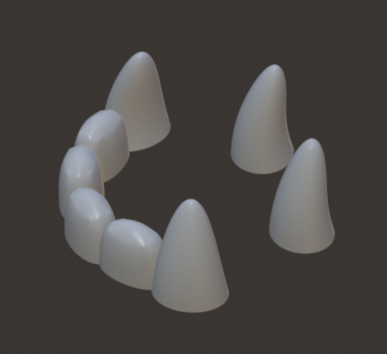 MFC Fursuit teeth - Maying Fantasy Creations
